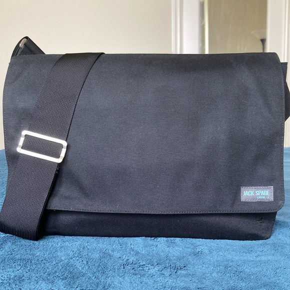 Jack Spade | Bags | Jack Spade New York Black Greene Street Messenger ...
